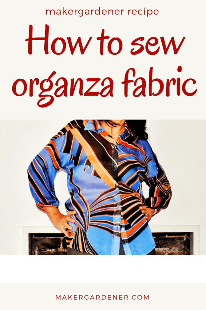 How to sew with sheer (chiffon) fabrics - Makergardener