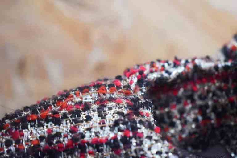 How to sew boucle fabric at home - Makergardener