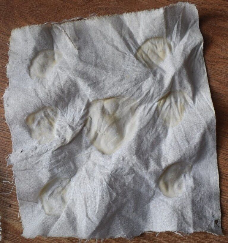 Making indigo fabric resist paste - Makergardener